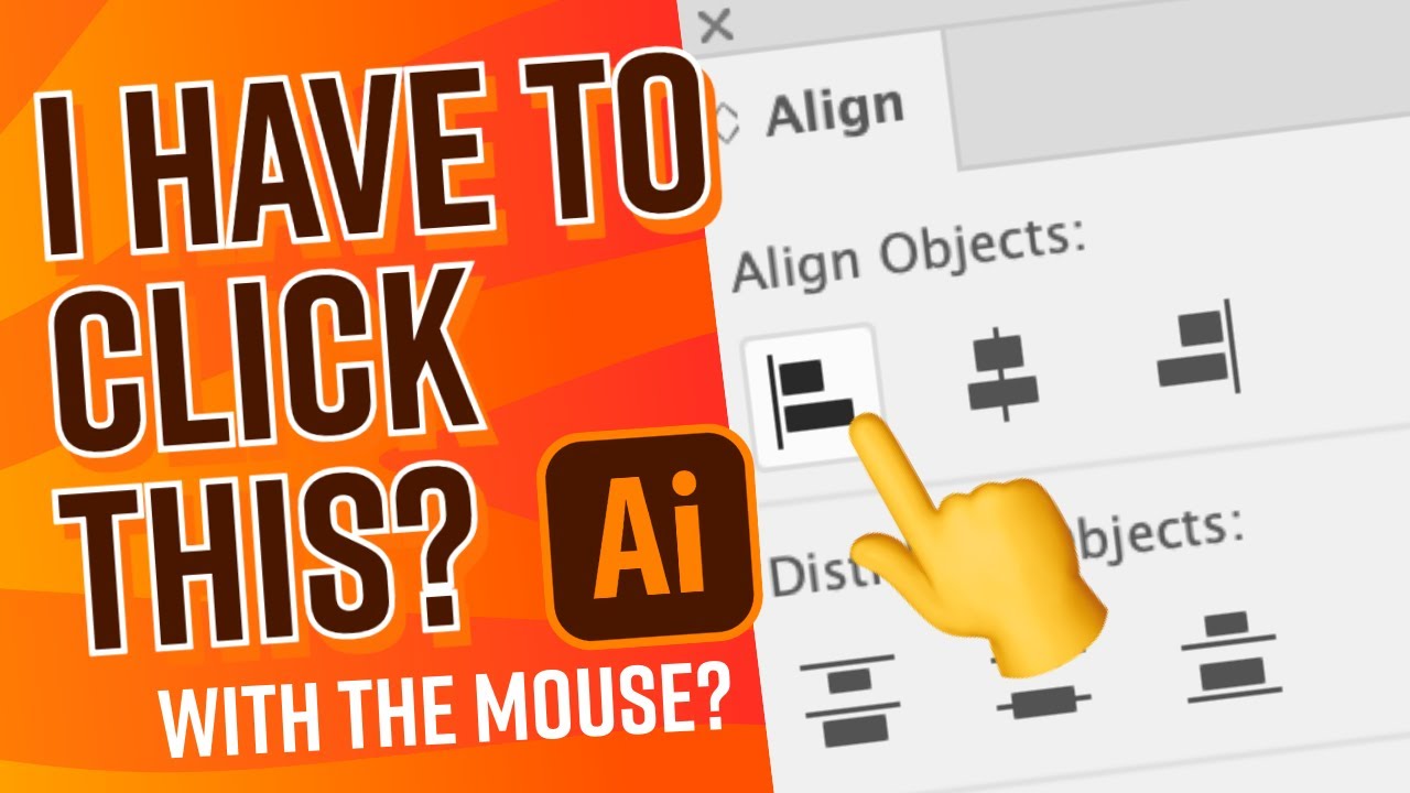 Making A Shortcut For Aligning & Pathfinder In Illustrator - YouTube