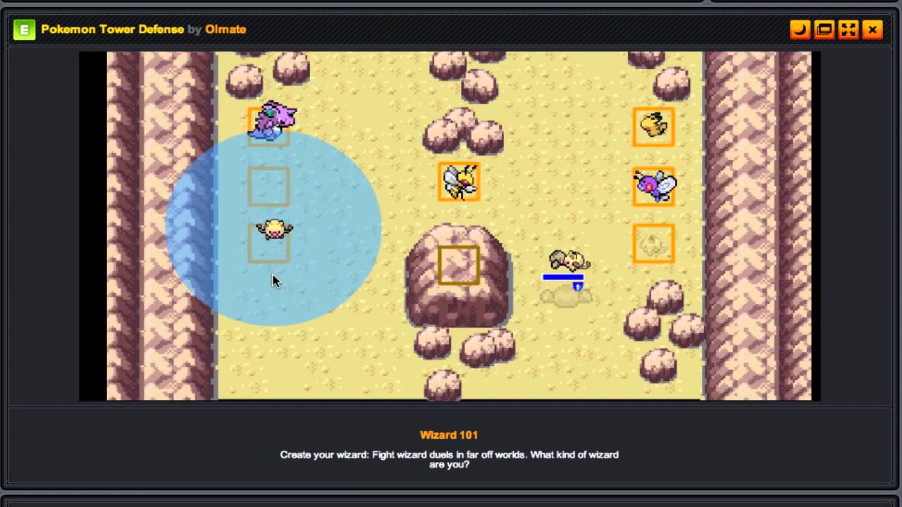 Pokemon Tower Defense Mt Moon - YouTube