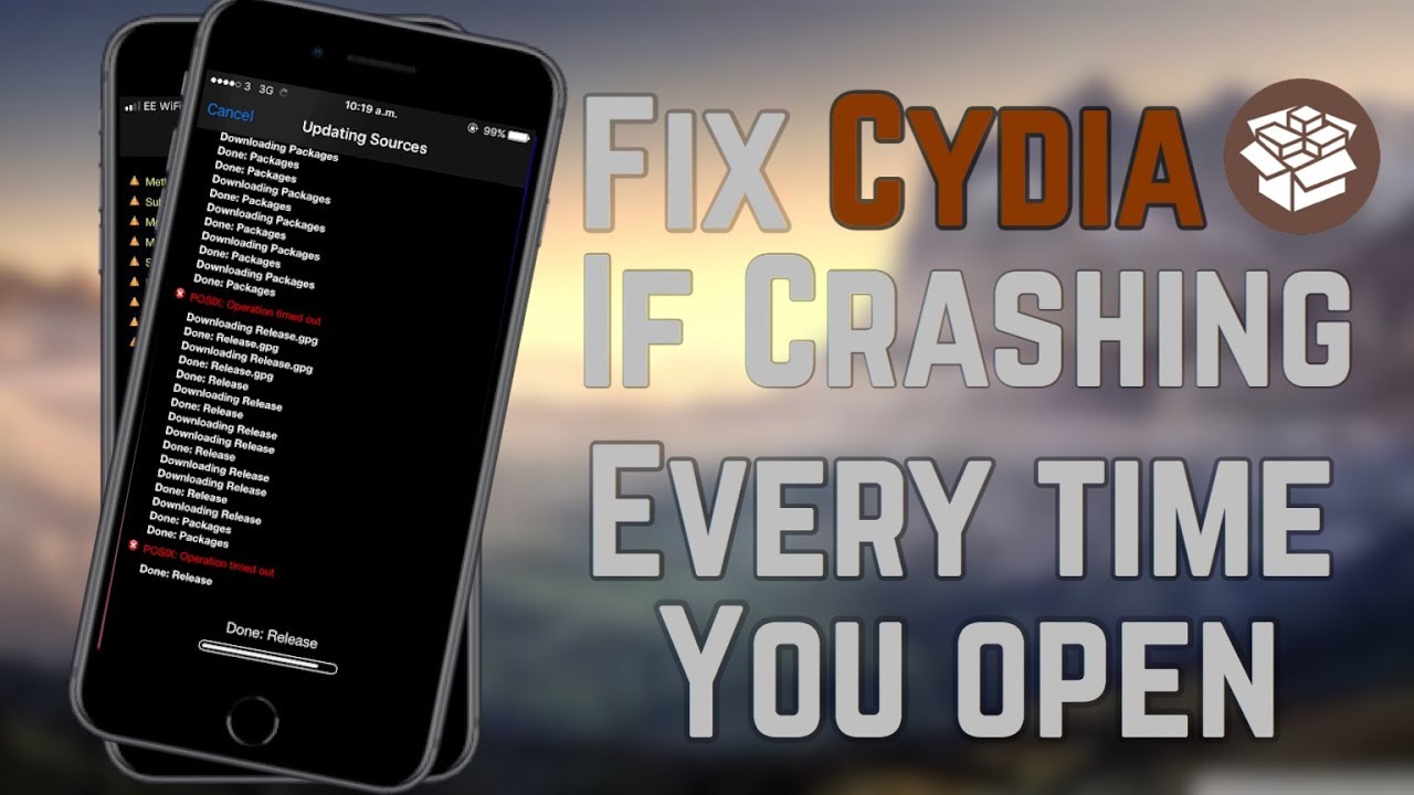 How to fix cydia when it doesn't work or crashes - YouTube
