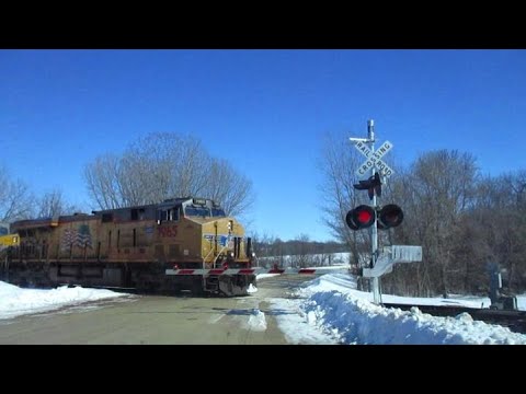 UP 7965 South MITPS Filmed At North Kasper Siding (3-14-2023) - YouTube