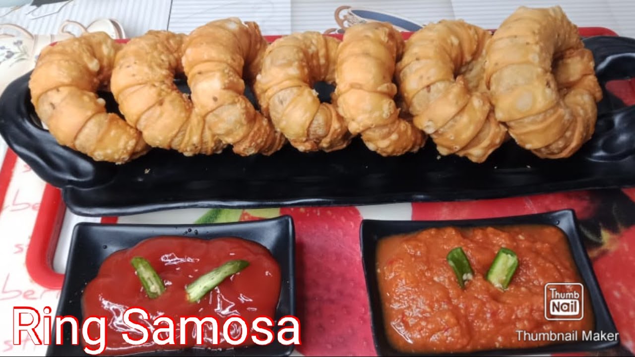 Jyada der tak Kurkure bane rehne wale Aloo Samosas# Ring samosa Recipes ...