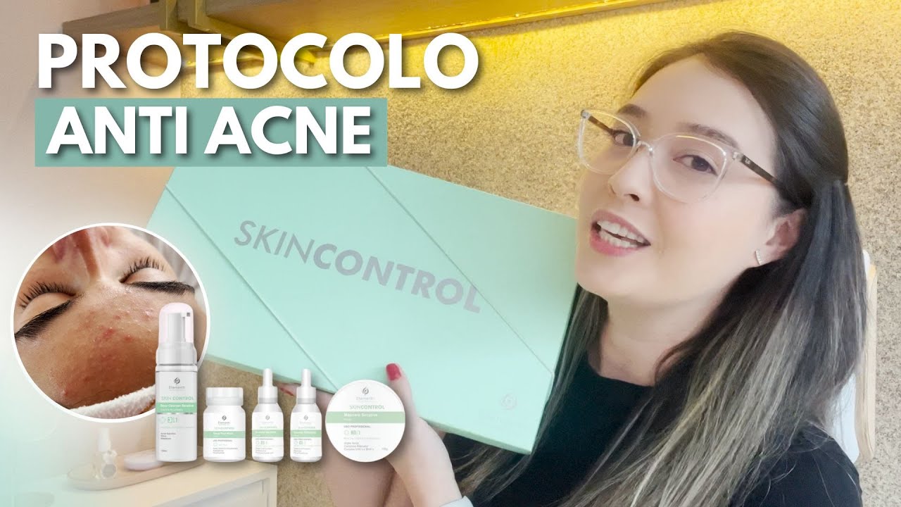 PROTOCOLO ANTI ACNE - SKINCONTROL ELLEMENTTI - YouTube