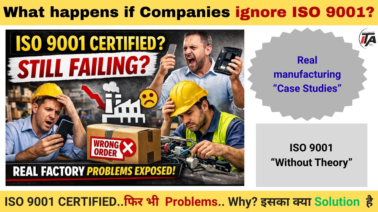 ISO 9001 Explained with Real Factory Problems I ISO 9001 Practical ...