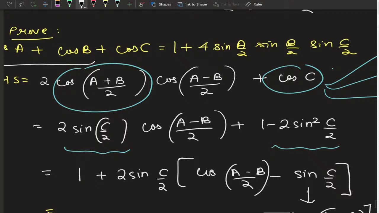 Trigonometry || Boards || Essential Identites || Part 7 - YouTube