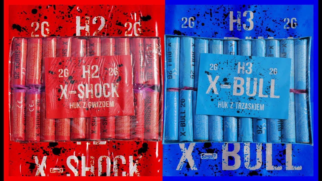X-BULL X-SHOCK H2/H3 2G Gaoo Fireworks - YouTube
