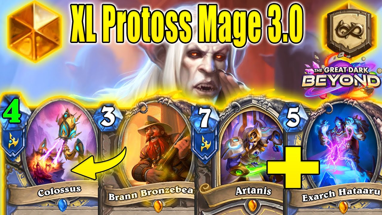 XL Protoss Mage 3.0 Deck Is SO OP! 64 Damage Colossus! The Great Dark ...
