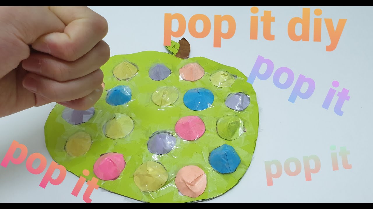 pop it DIY cute/pop it fidget/pop it fidget DIY/pop it DIY/TikTok toy ...