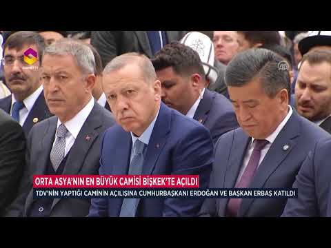 Orta Asya'nın En Büyük Camisi Bişkek'te Açıldı
