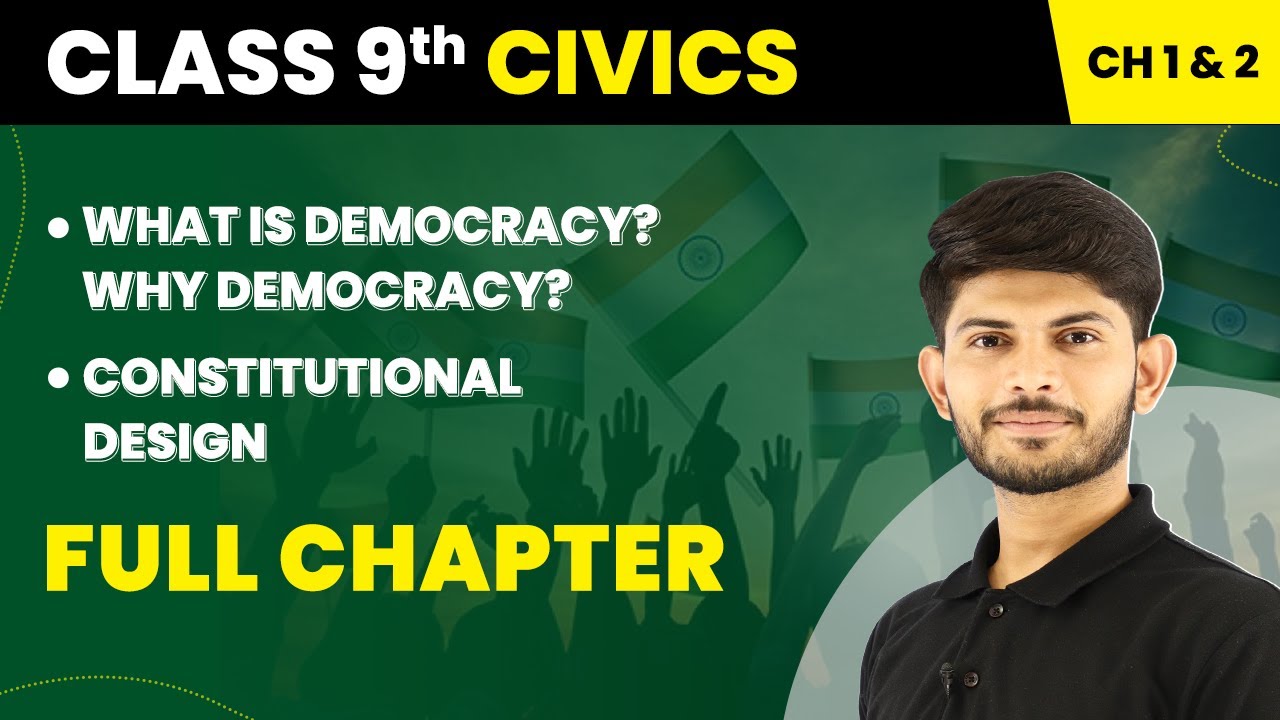 Class 9 Civics Chapter 1 & 2| What is Democracy Why Democracy ...