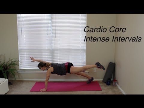 Cardio Core Intense Intervals - YouTube