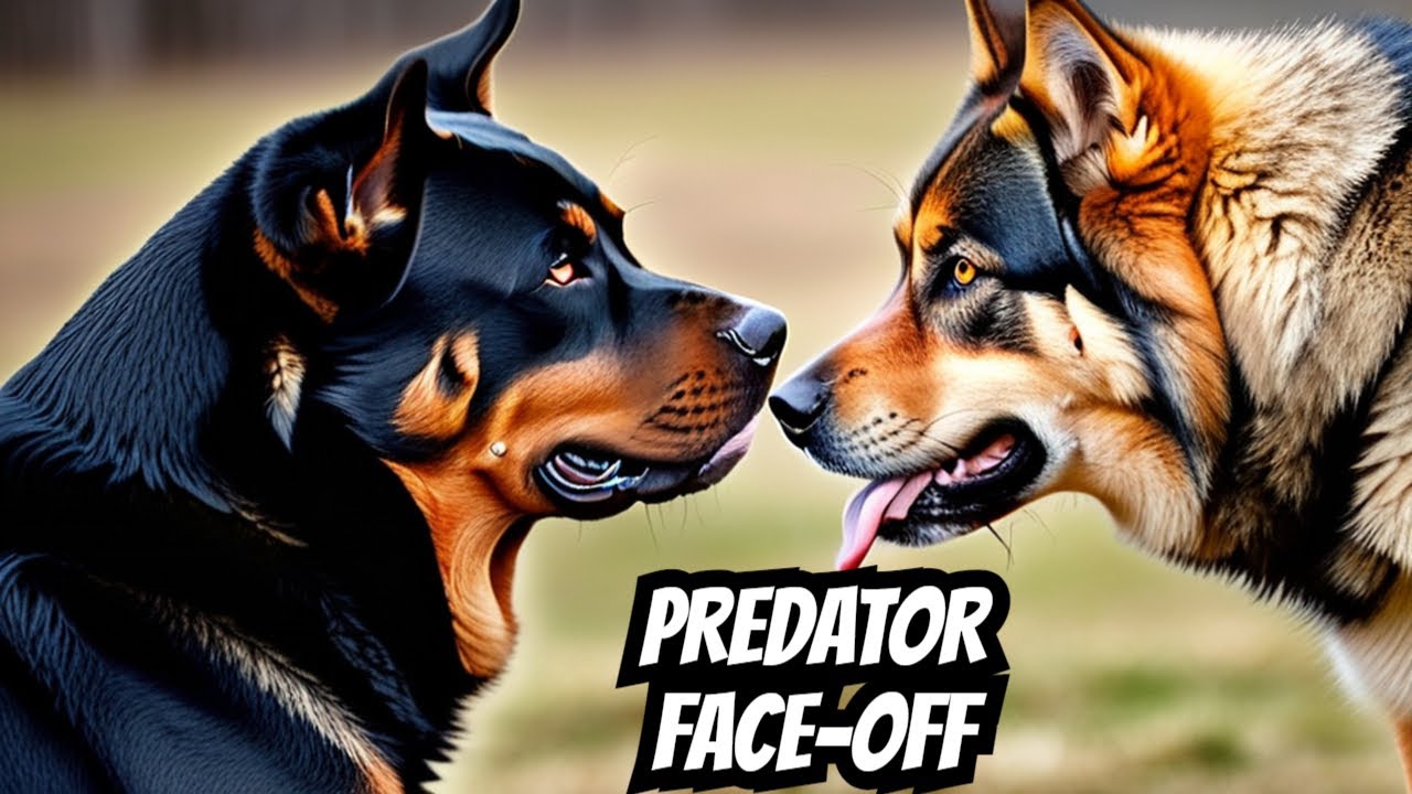 Rottweiler vs. Wolf: The Truth About Dog vs. Wild Predator - YouTube