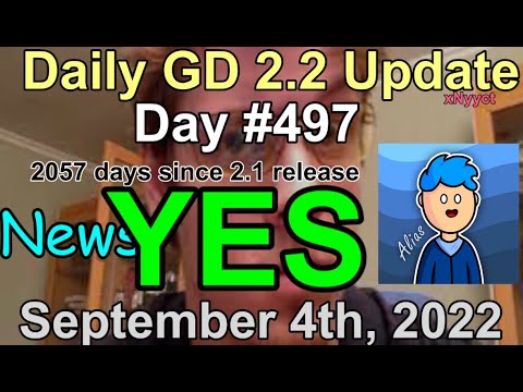 Daily Geometry Dash 2.2 Update: Day 497 (ft. Alias) - YouTube