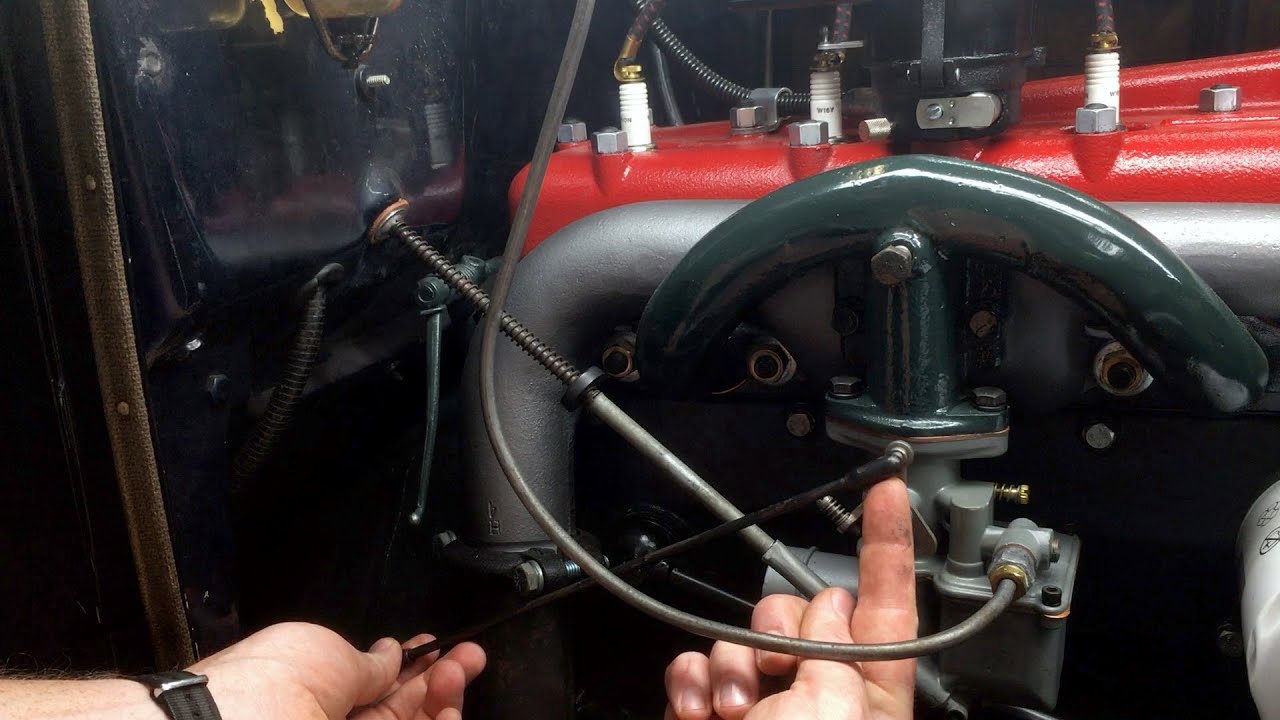 Model A Ford – calibrating throttle/accelerator linkage - YouTube