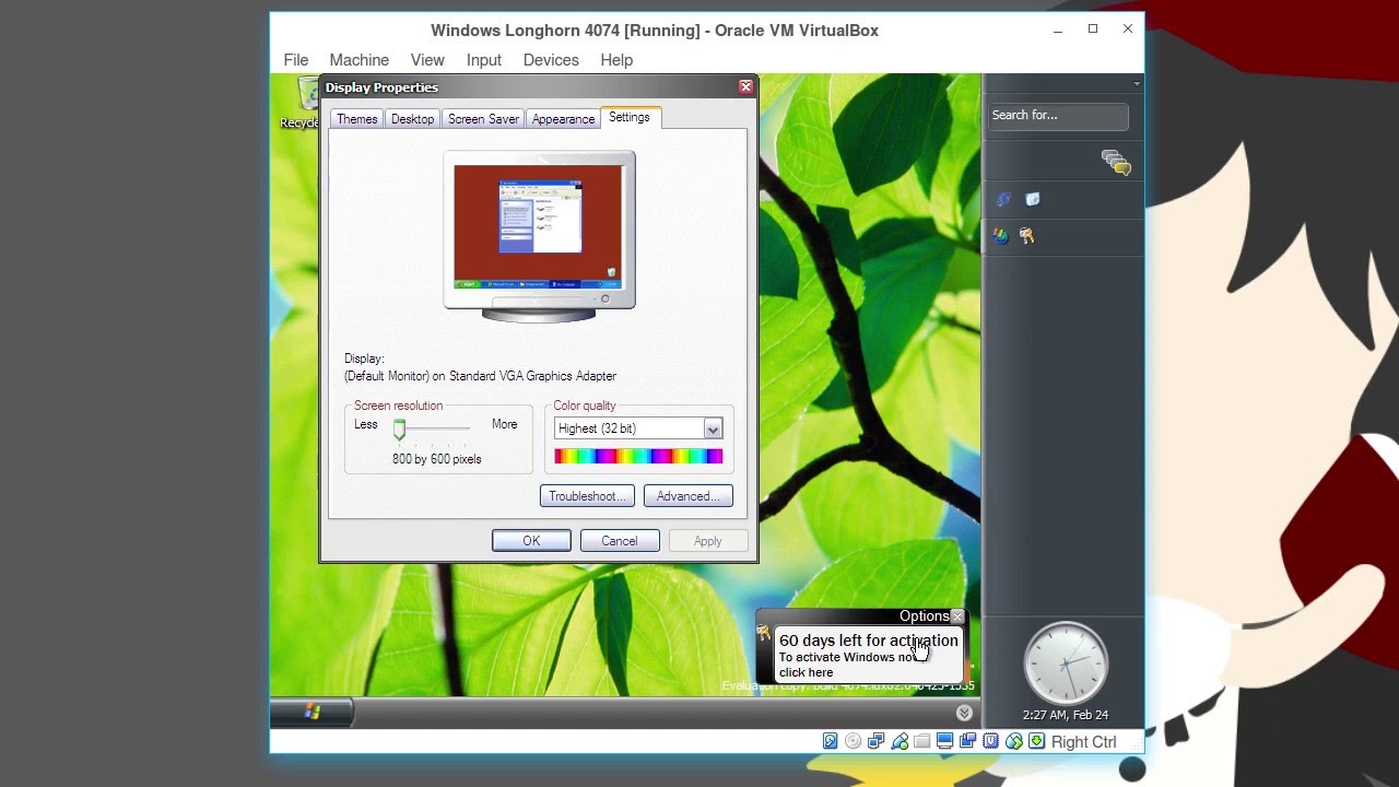 Taking a look at Windows Longhorn, Build 4074 - Part 1 - YouTube
