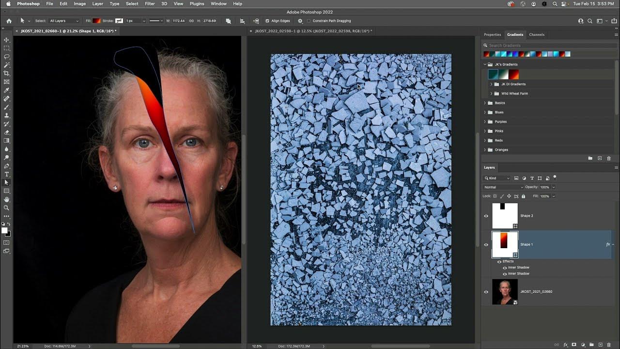 Creating a Composite in Photoshop Using the Pen Tool, Shape Layers, and ...