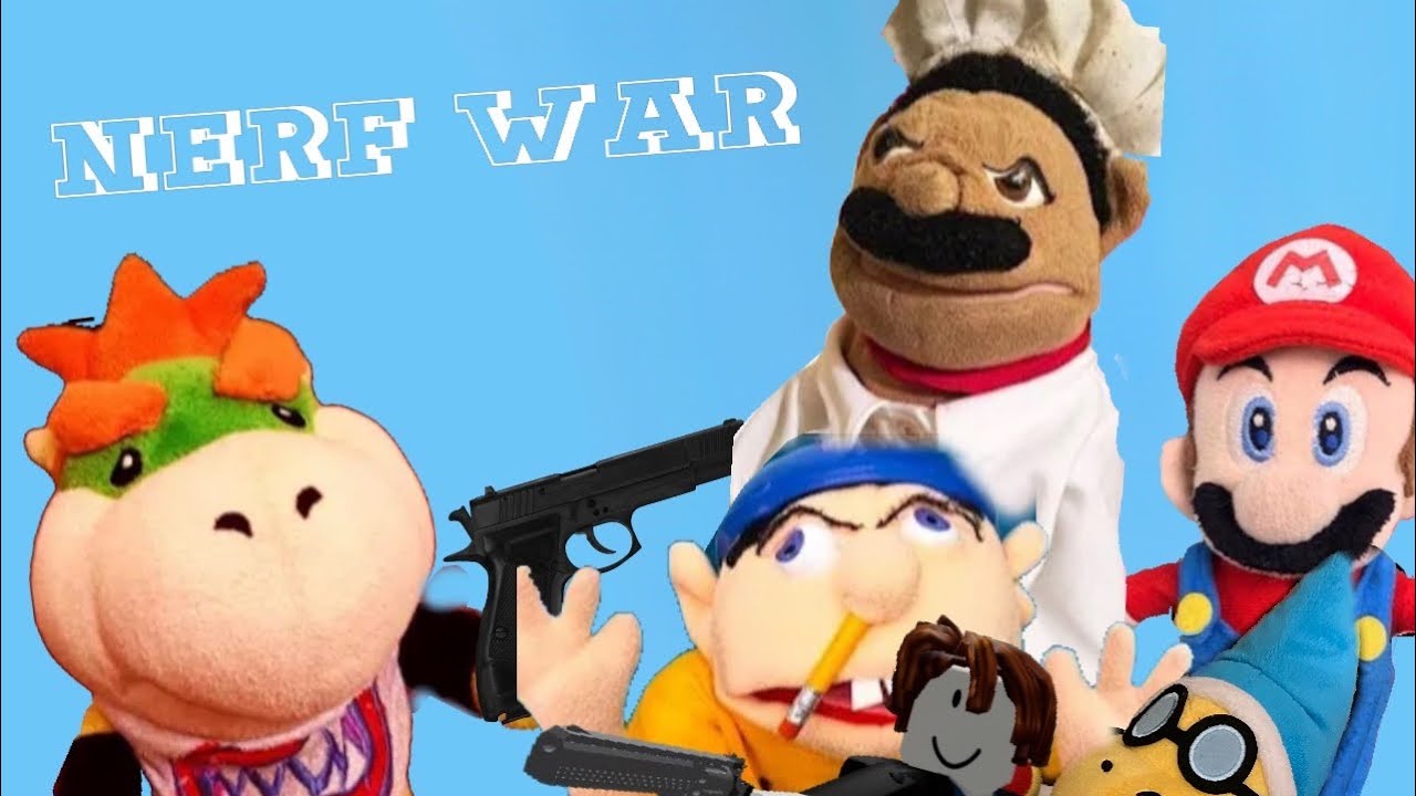 SML movie NERF WAR - YouTube