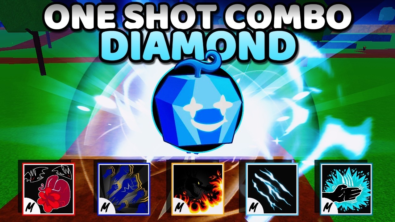 BEST DIAMOND COMBOS with BEST MELEE in Blox Fruits (Update 24) - YouTube