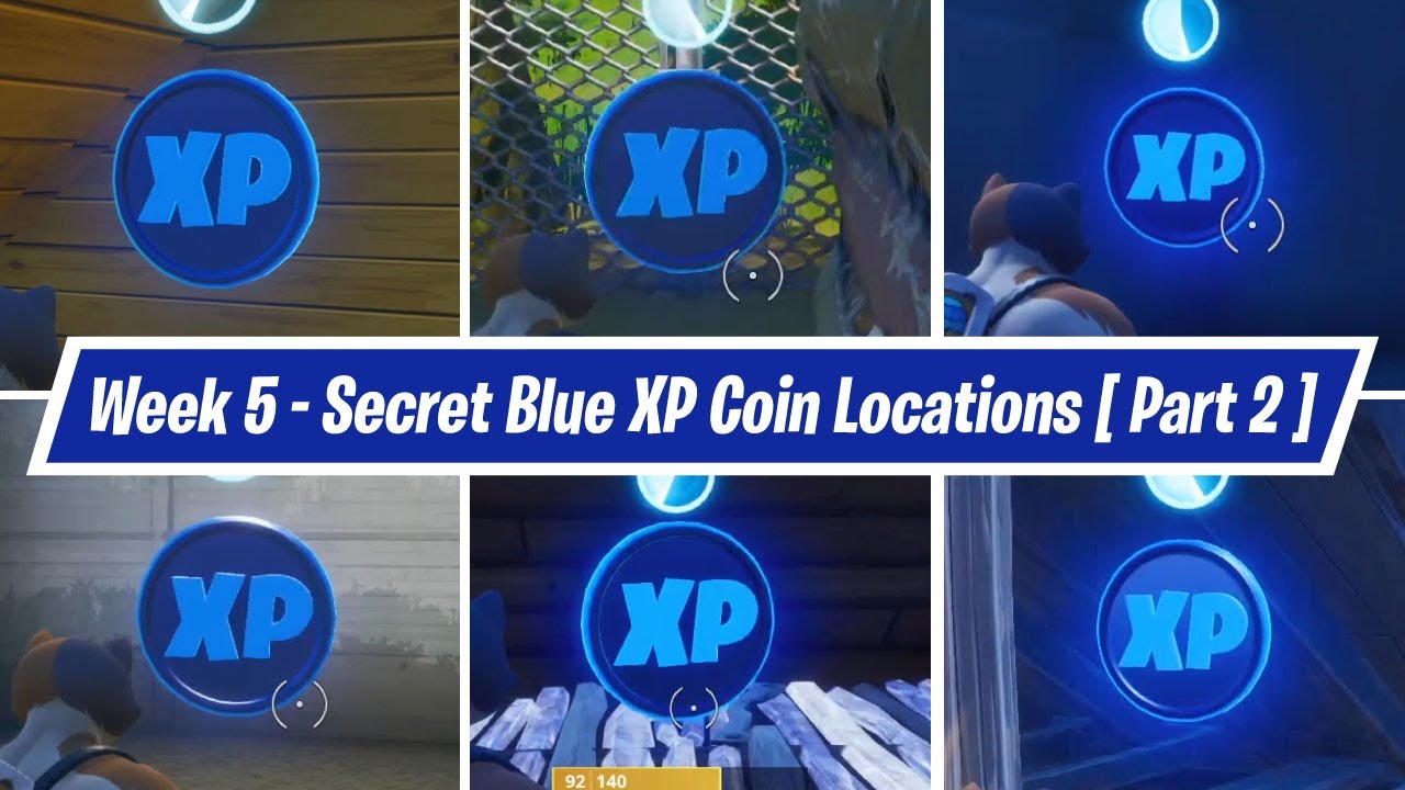 [Part-2] Week 5 - Secret Blue XP Coin / Rare XP Coin Locations ...