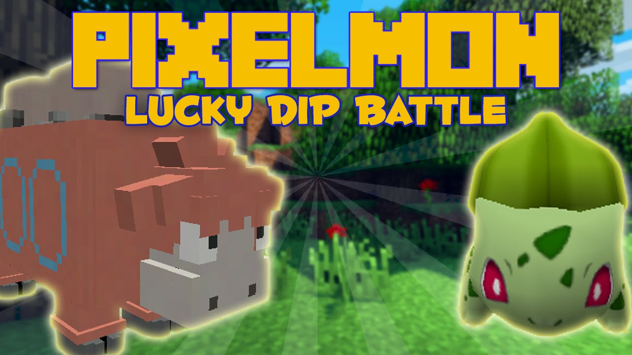 Pixelmon Lucky Dip Battles - w/ PixelDip, xiiRockstarrTv & Eton - YouTube