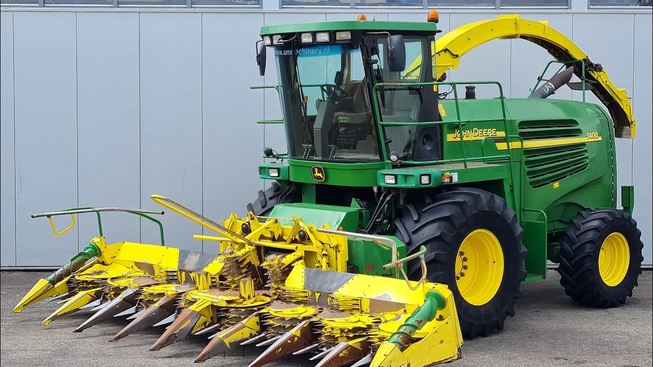 2004 John Deere 7400 Forage harvester for sale @AMMachineryBV - YouTube