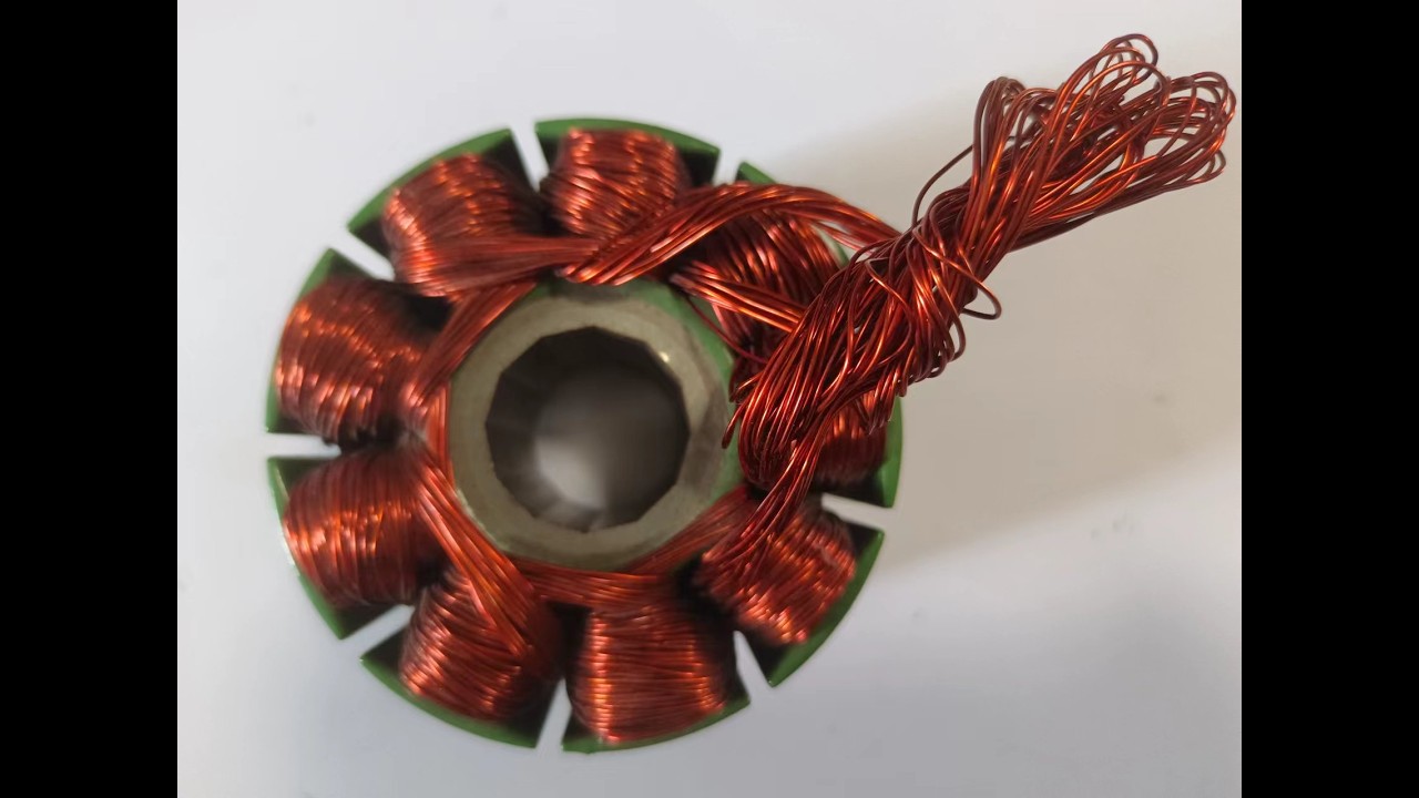 External Stator Winding Machine multi strands wire parallel winding ...