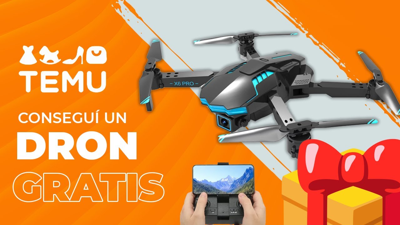 Conseguí un DRON GRATIS en TEMU // 2024 - YouTube