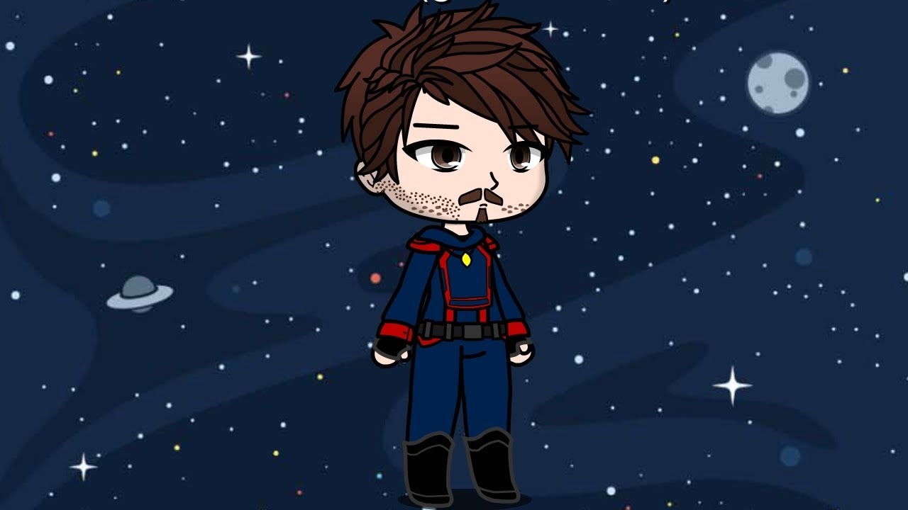 Como fazer o Star Lord(3 filme guardians)no gacha club edition (olhem a ...