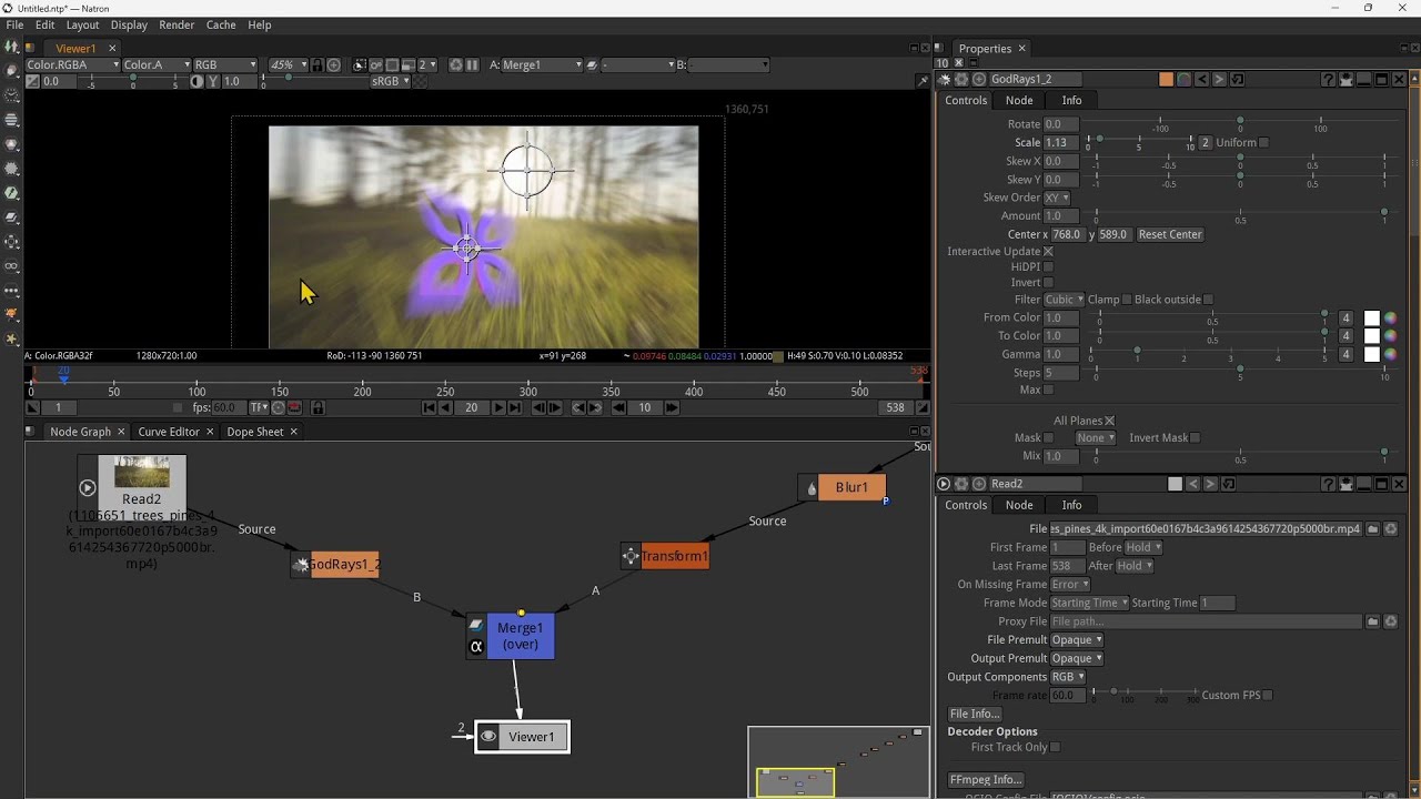 NATRON - Lezione 10 - Animazione Grafiche Vettoriali, Ripeti, Inverso ...
