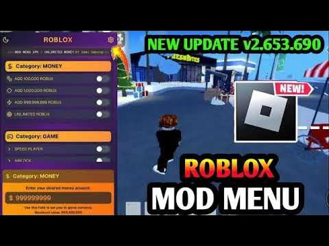 Roblox Mod Menu Premium Unlimited Robux & Free Shopping v2.653.690 Anti ...