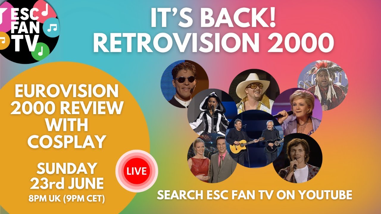 ESC Fan TV Live | Retrovision 2000 - Cosplay Panel Show, Eurovision ...