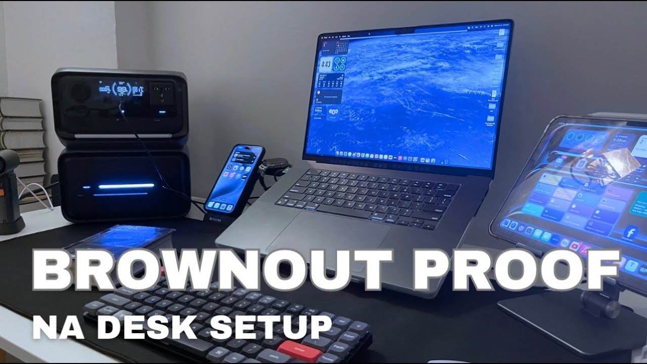1 WEEK NA BROWNOUT, NO WORRIES SA DESK SETUP NA ITO! - YouTube