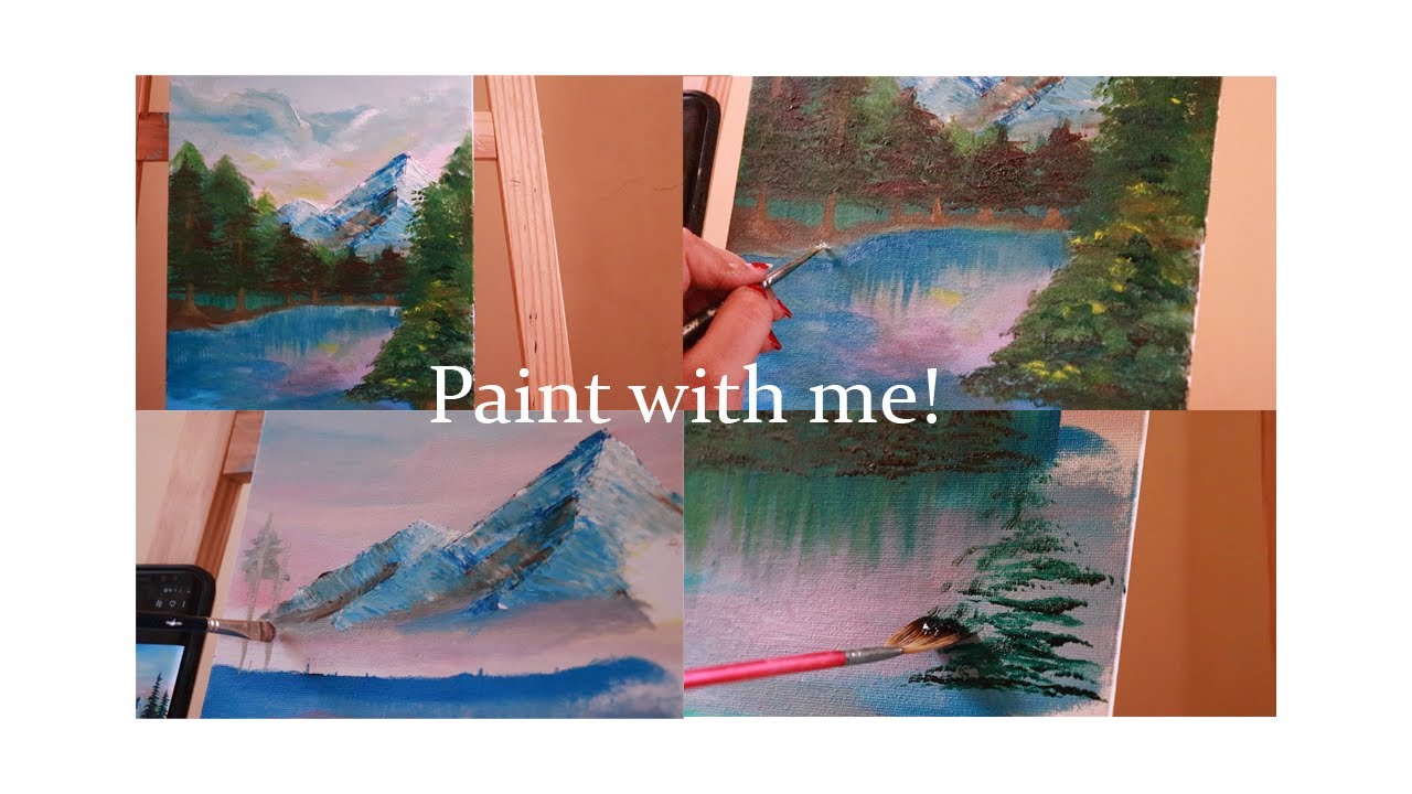 Paint With Me | Landscape Painting - YouTube