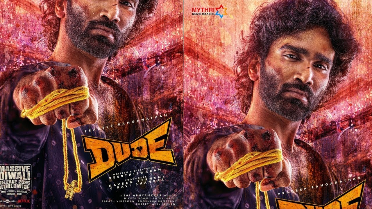 Dude movie first look poster pakka mass | pradeep ranganathan fire🔥 ...