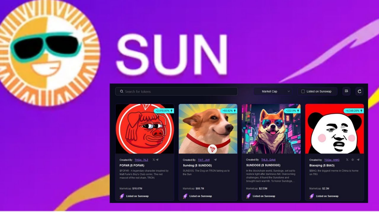 What is Sun Pump? Exploring the TRON Memecoin Platform by Justin Sun ...