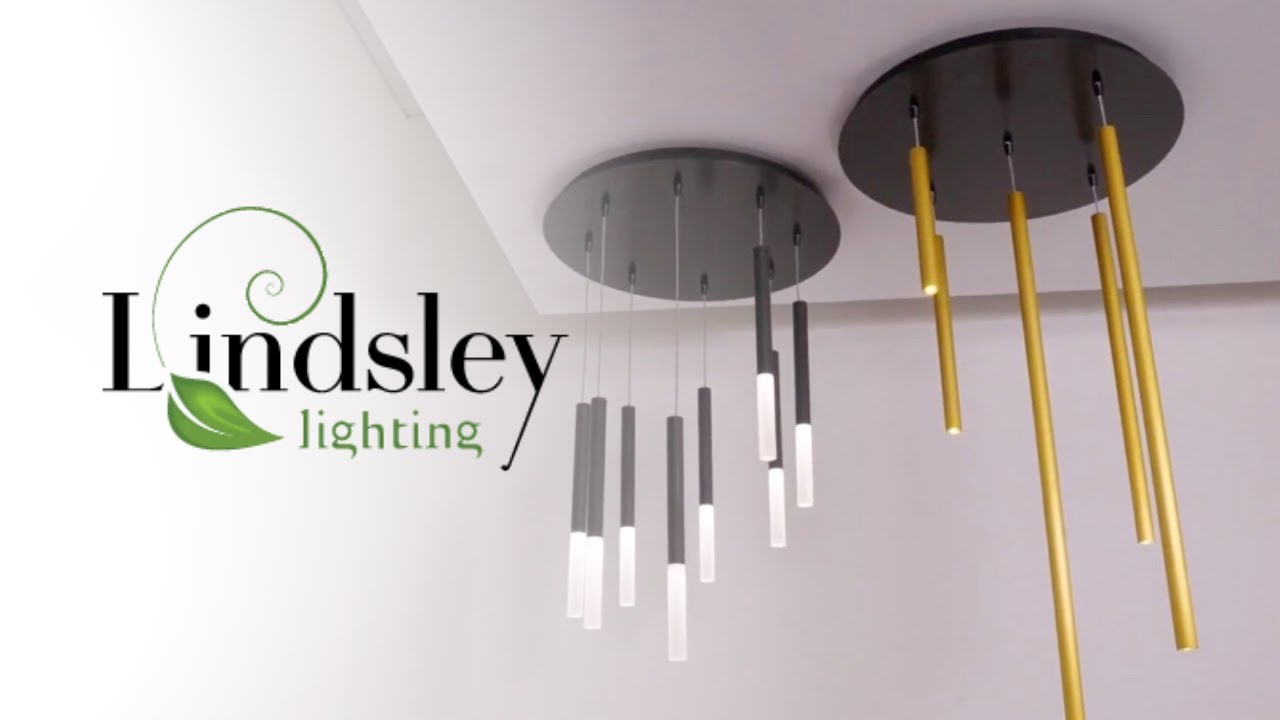 Multi-Pendant Canopies from Lindsley Lighting - YouTube