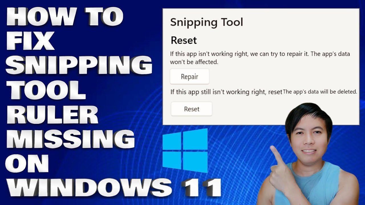 How To Fix Snipping Tool Ruler Missing on Windows 10/11 - YouTube