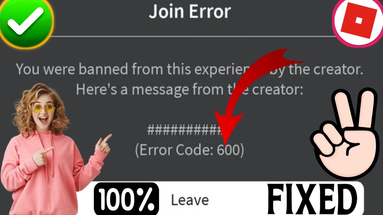 Roblox 오류 코드 600을 고치는 방법? Roblox에서 오류 코드 600. - YouTube