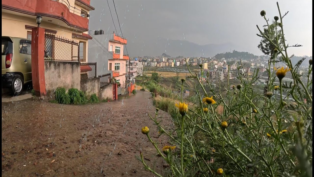 Walking On Heavy Rainfall 4k । Remote Looks - YouTube