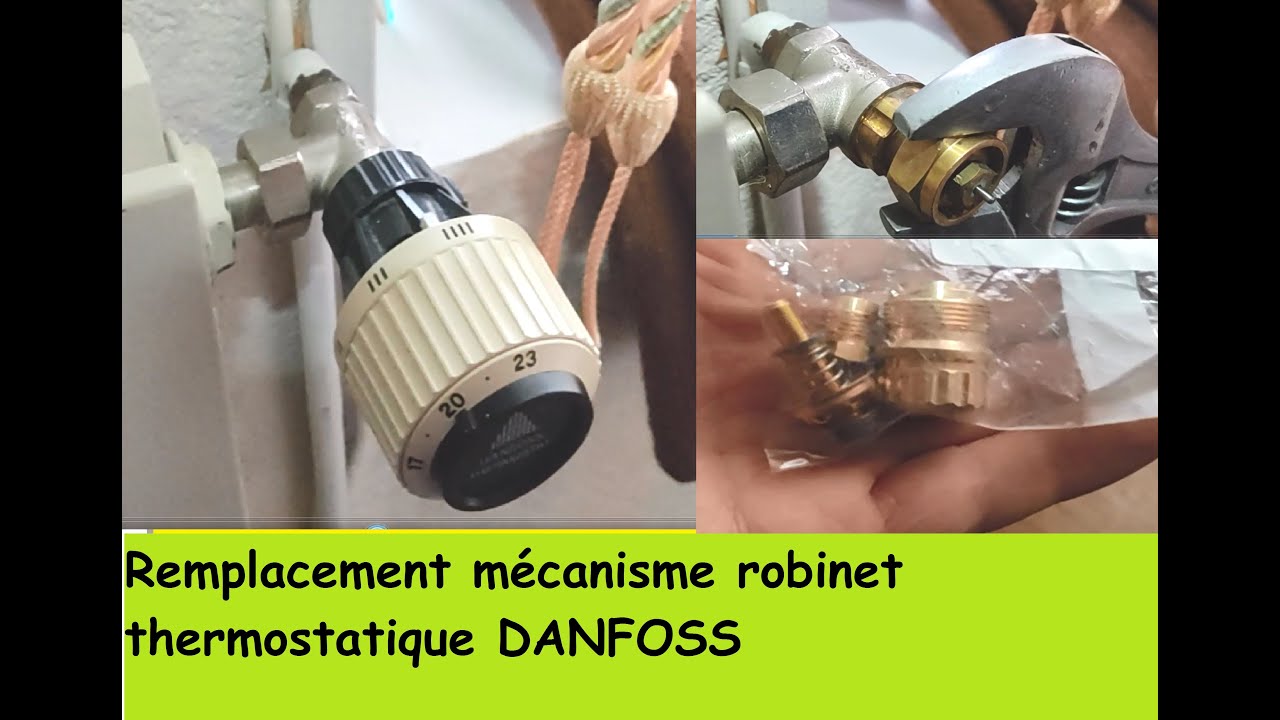 Mécanisme robinet thermostatique DANFOSS - YouTube