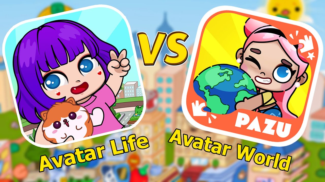 Avatar Life: My World VS Avatar World: City Life 💗 Pazu Games - YouTube