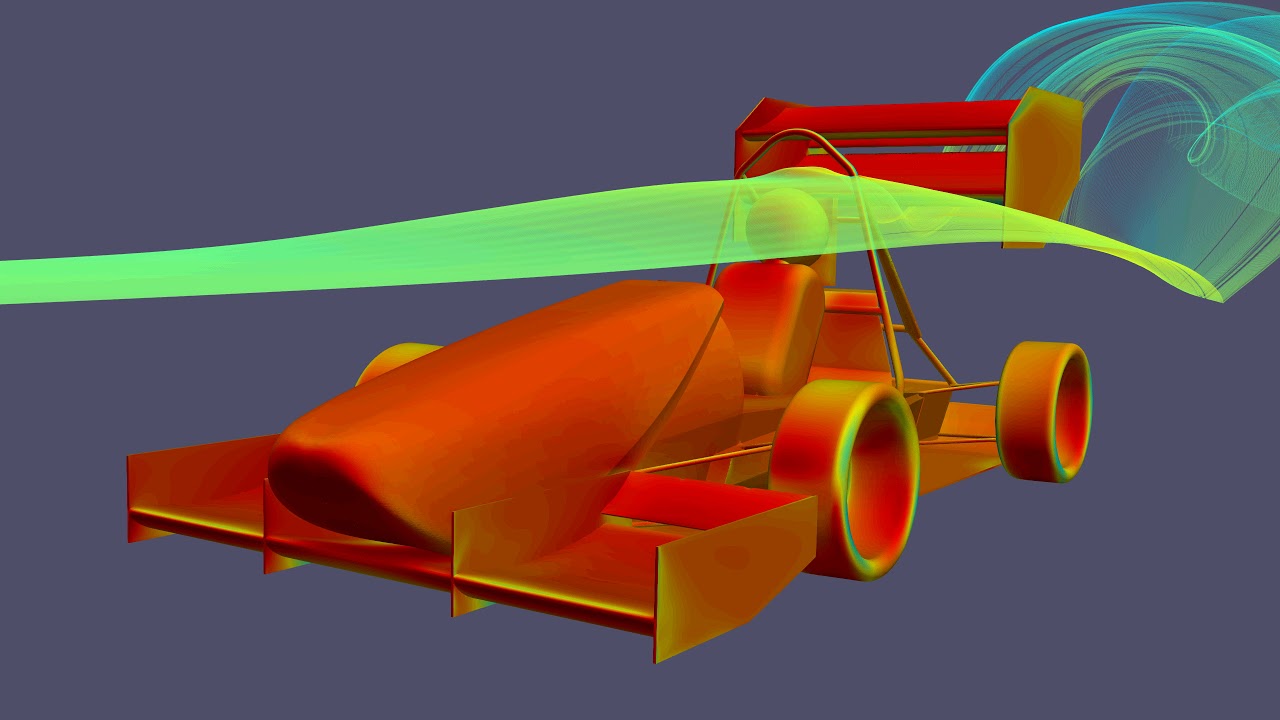 CFD animation FSAE - YouTube