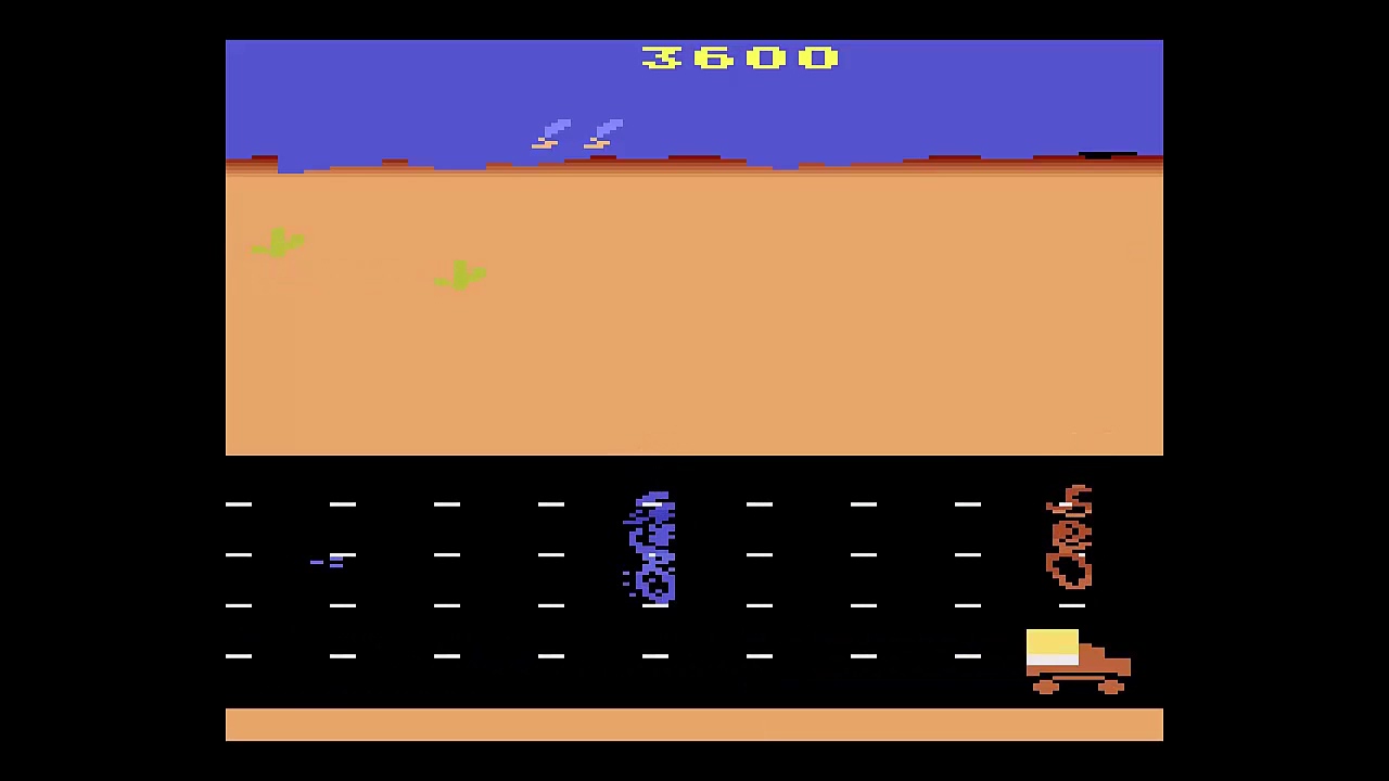 Road Runner - Atari 2600 /Preview /Gameplay - YouTube