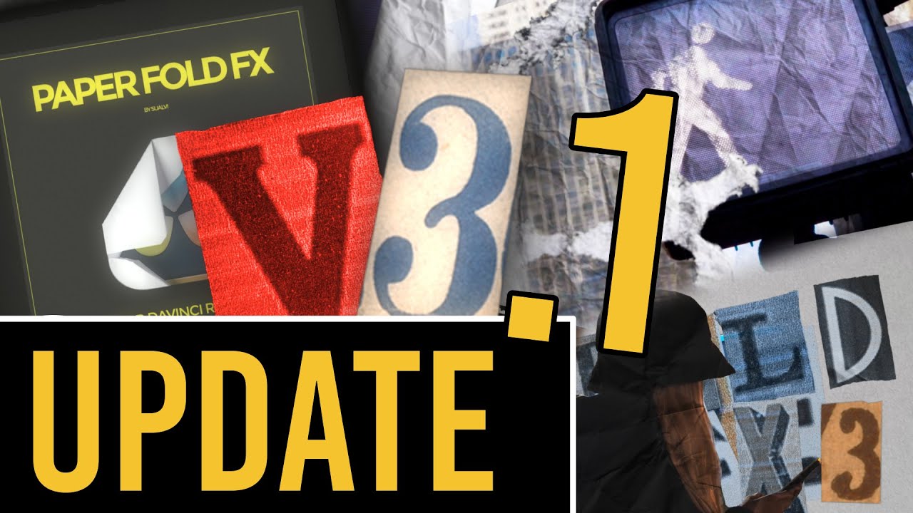 DaVinci Resolve Paper Fold Effect New UPDATE - YouTube
