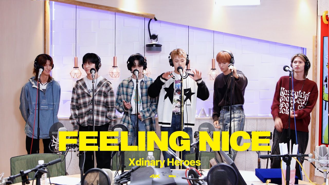 최초 라이브 [4K직캠] Xdinary Heroes(엑스디너리 히어로즈) - FEELING NICE - YouTube