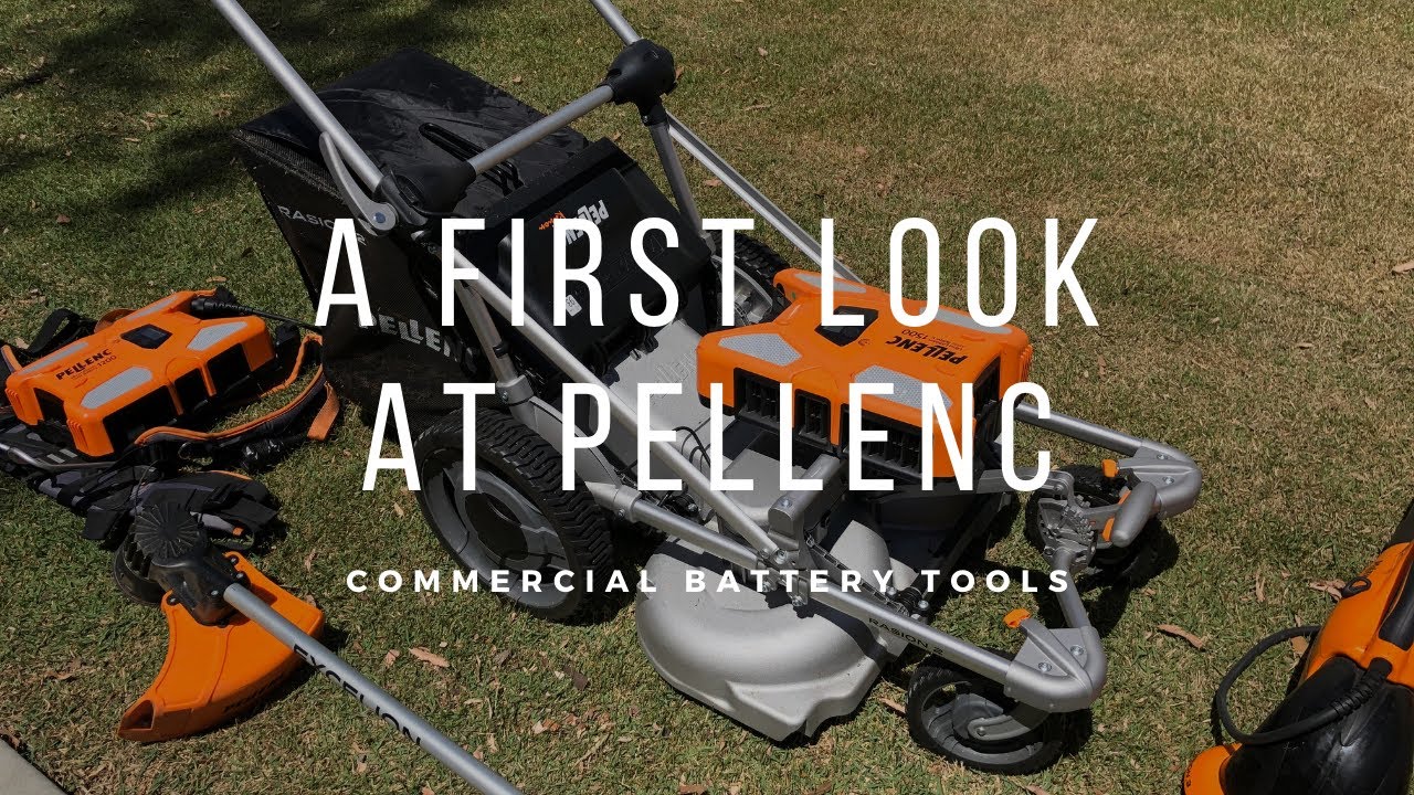 A first look at some #pellenc commercial battery powered tools - YouTube