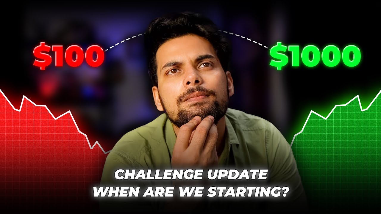 $100 TO $1000 CHALLENGE UPDATES|WHEN TO START |RULE OF THE CHALLENGE ...