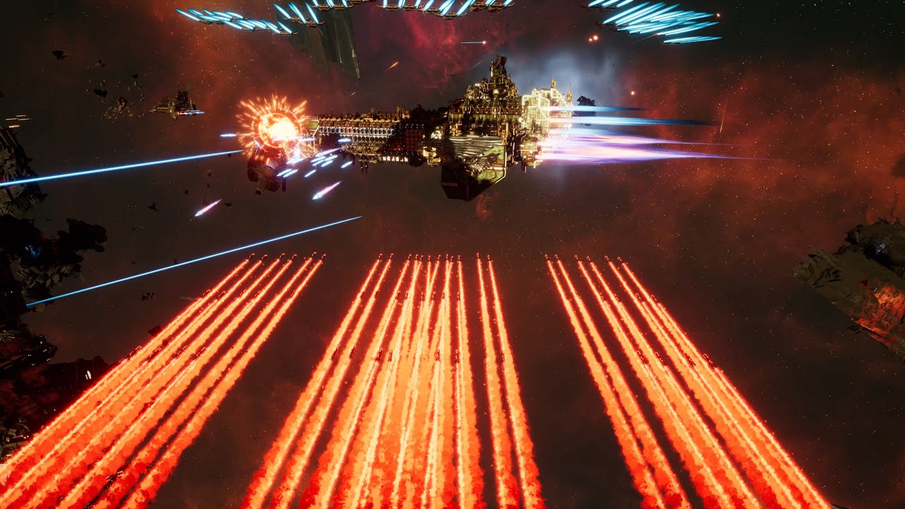 Tau Merchant Fleet vs Imperial Navy - Skalgrim Mod - 4K Quality ...