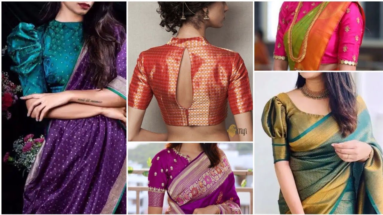 Silk Blouse ।Simple Silk Blouse - YouTube
