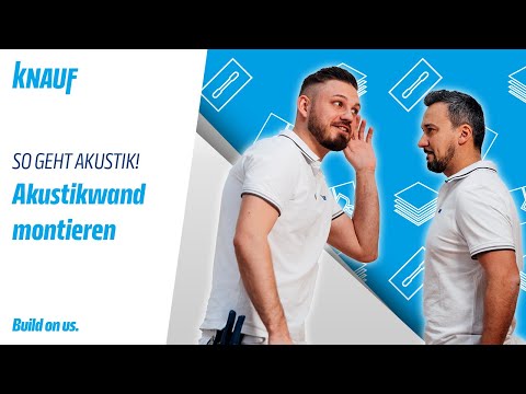 Schallschutzwand bauen – Perfekte Akustik mit Knauf Diamant und Cleaneo Akustikplatten | Montage