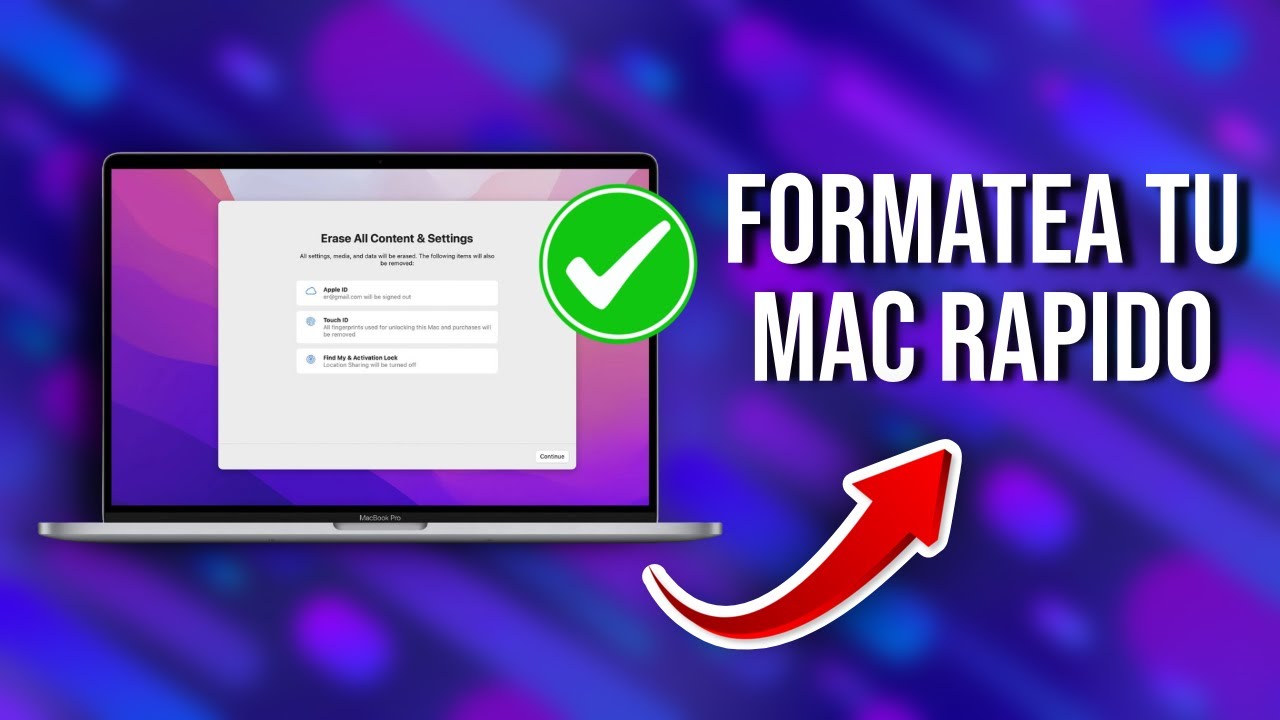 CÓMO FORMATEAR TU MAC RÁPIDO Y FÁCIL - YouTube